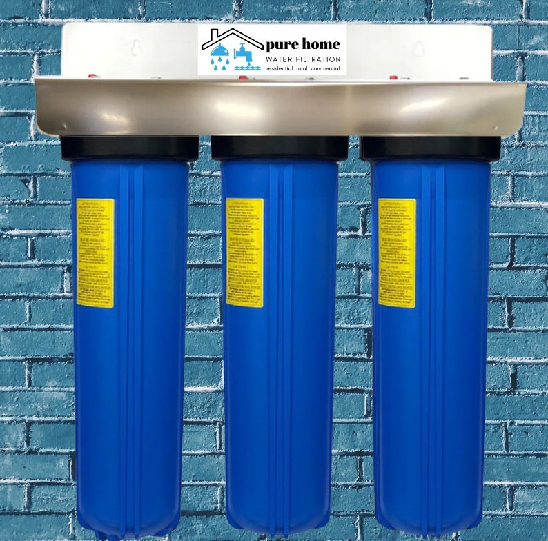3 Stage Standard PureHome Whole House Filter System